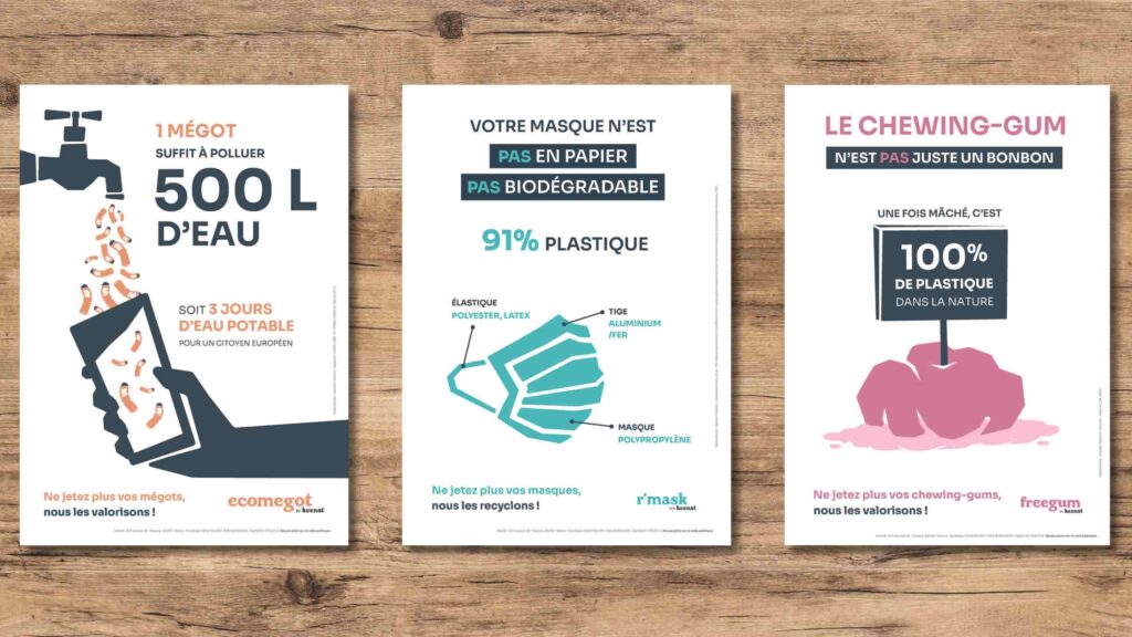 Affiches de sensibilisation - écomégot